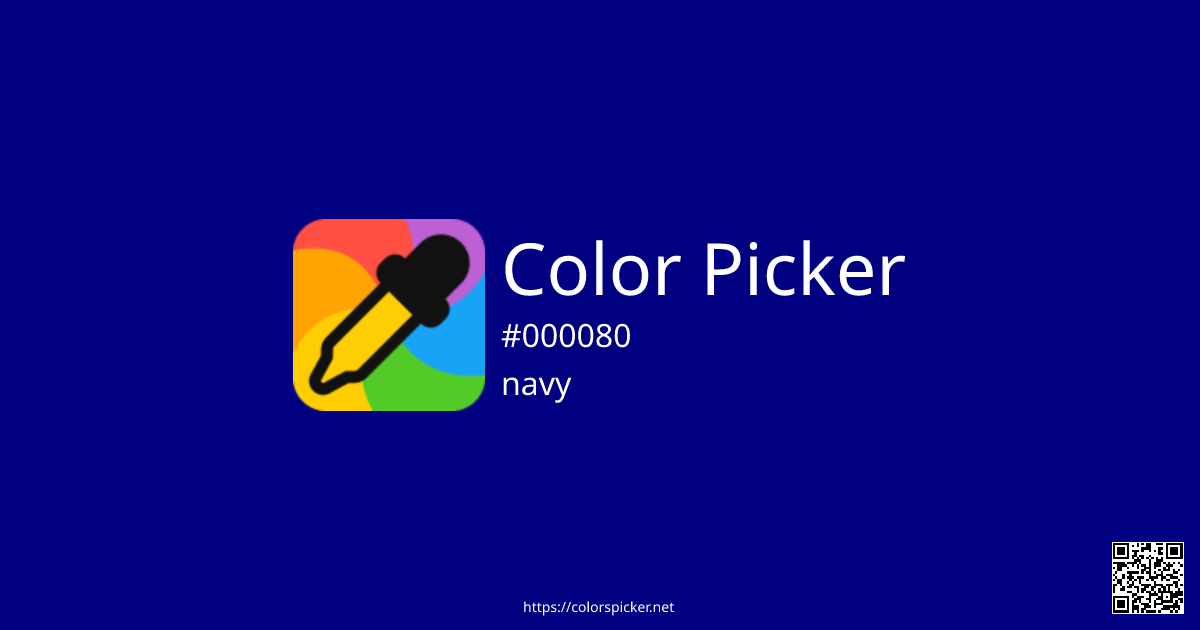 Color Picker: navy | #000080