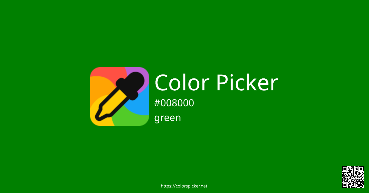 Color Picker: green | #008000