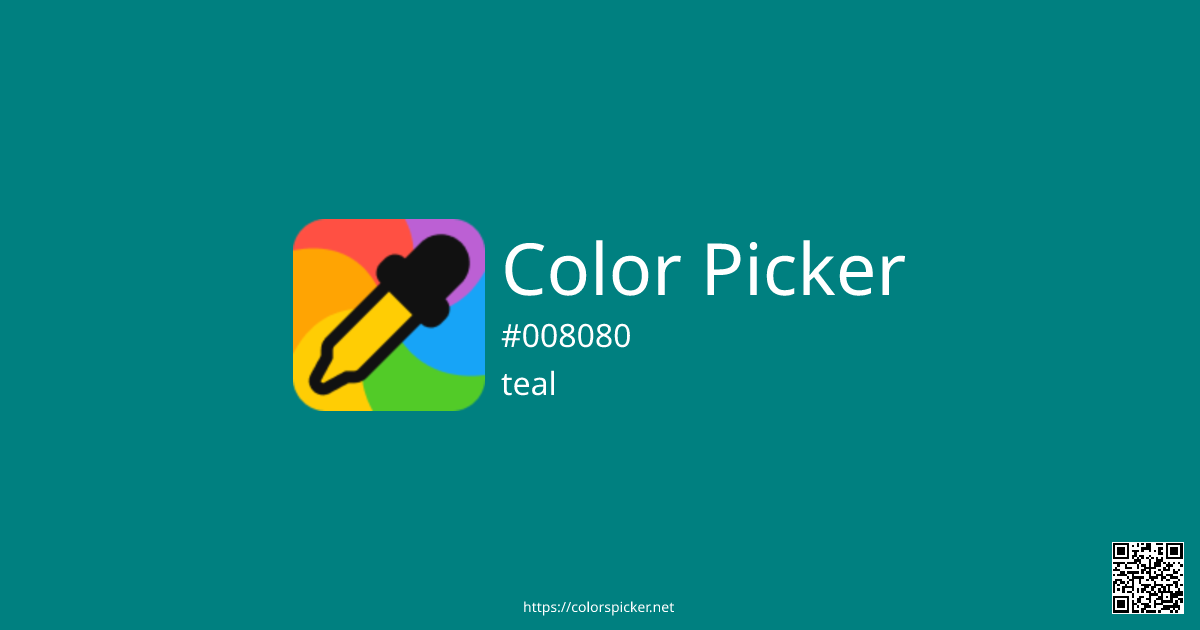 Color Picker: teal | #008080