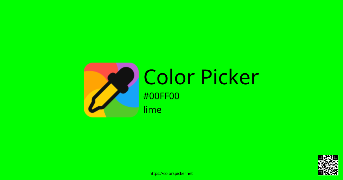Color Picker: lime | #00FF00