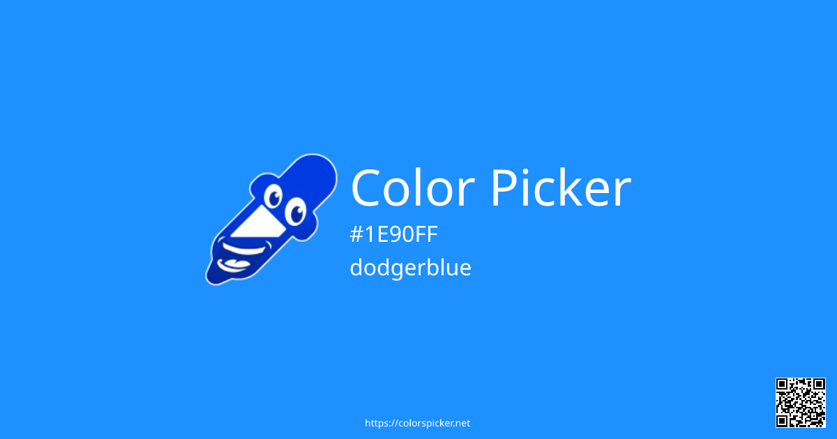 Color Picker: dodgerblue | #1E90FF
