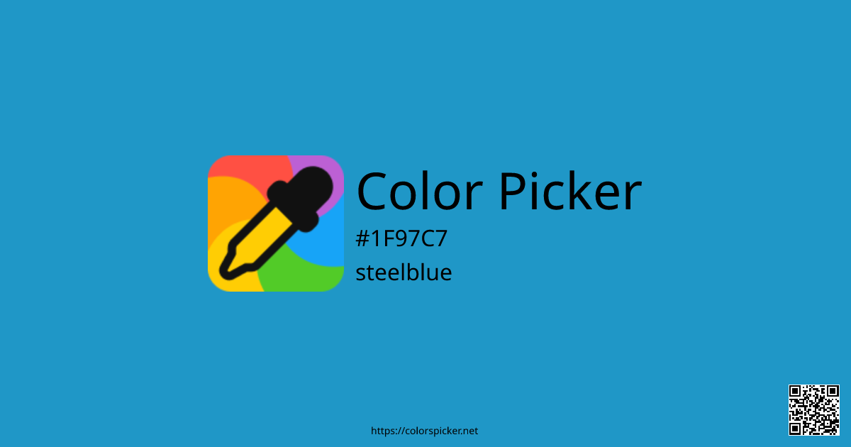 Color Picker: steelblue | #1F97C7