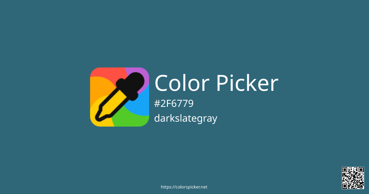 Color Picker: darkslategray | #2F6779