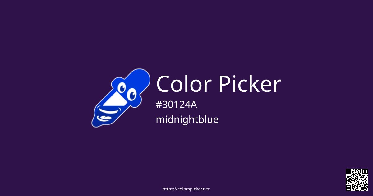Color Picker: midnightblue | #30124A