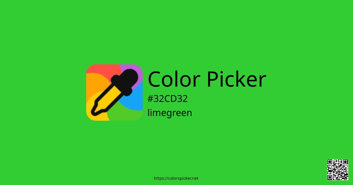 Color Picker: limegreen | #32CD32