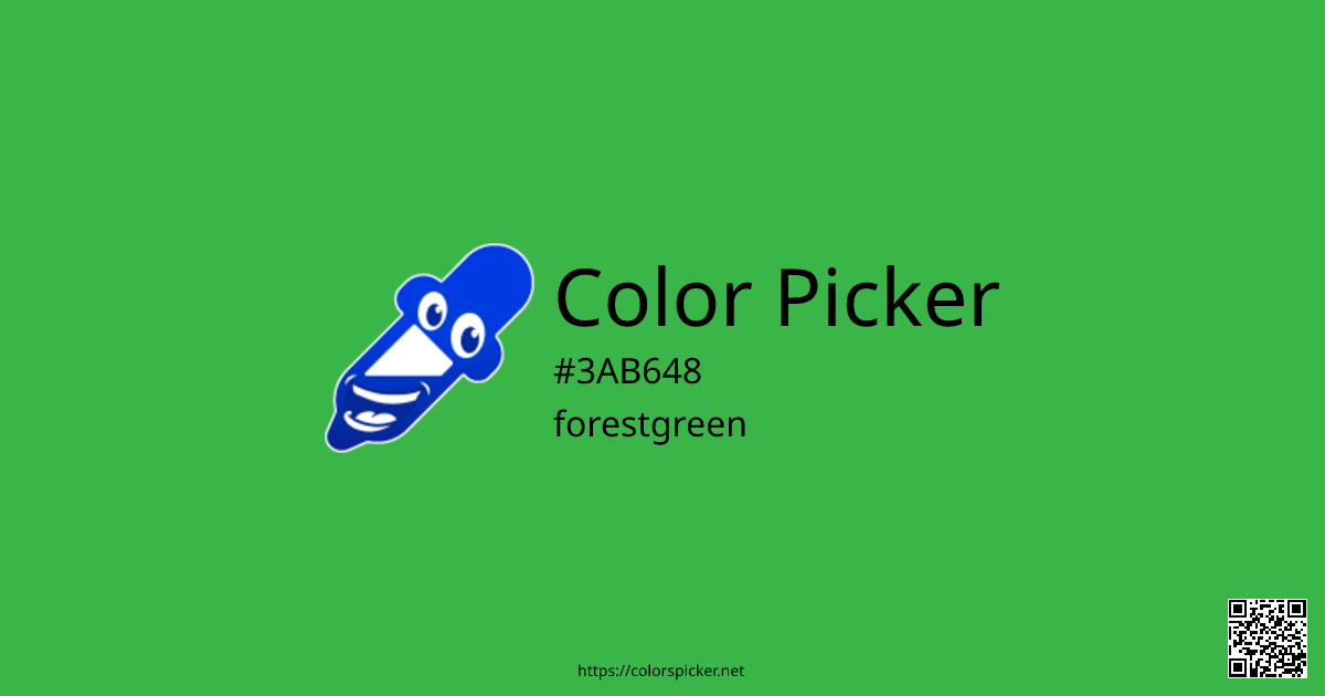 Color Picker: forestgreen | #3AB648