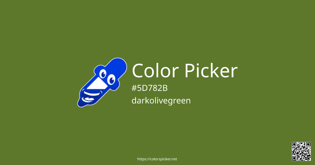 Color Picker: darkolivegreen | #5D782B