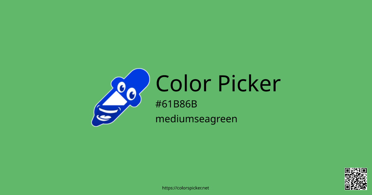 Color Picker: mediumseagreen | #61B86B