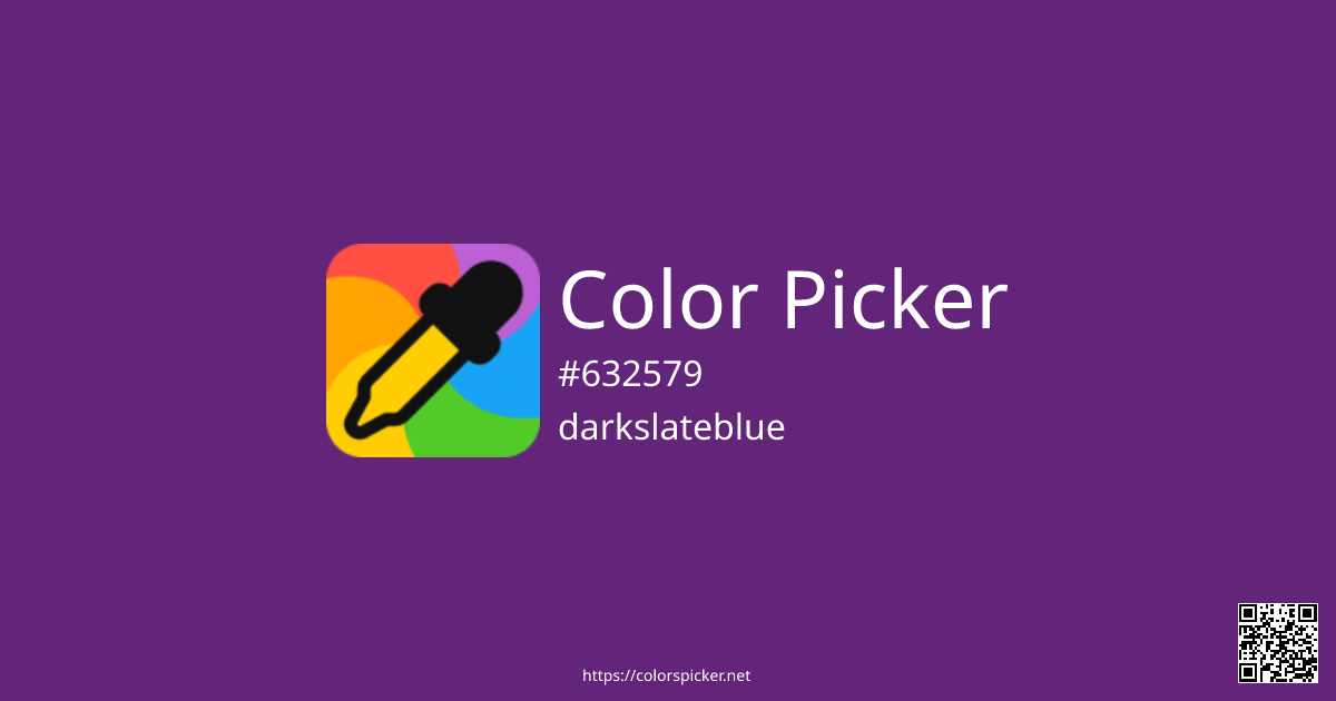 Color Picker: darkslateblue | #632579