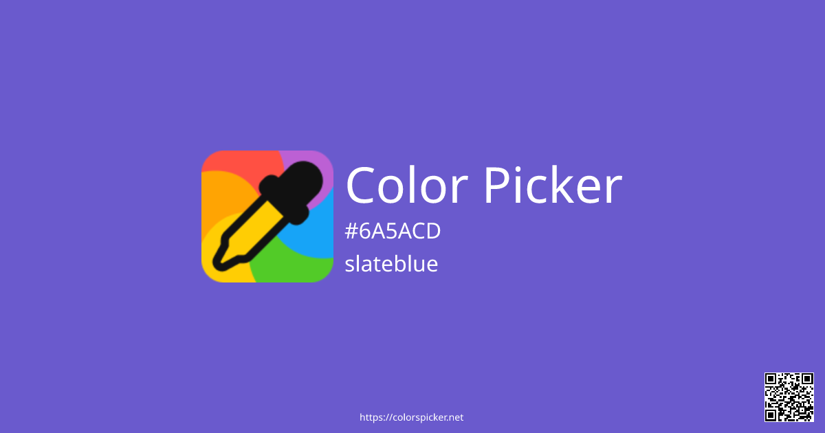 Color Picker: slateblue | #6A5ACD