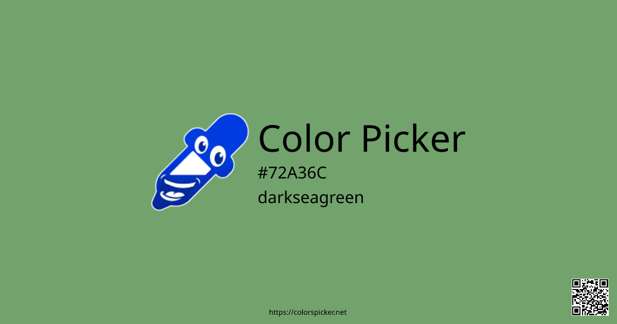 Color Picker: darkseagreen | #72A36C