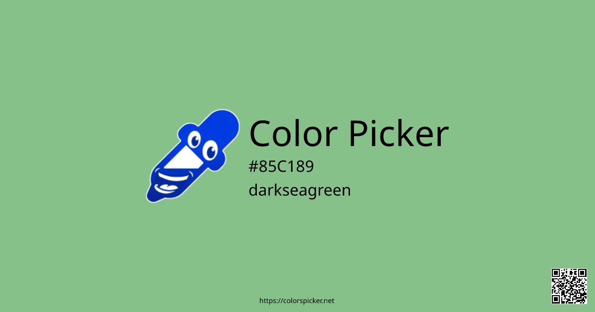 Color Picker: darkseagreen | #85C189
