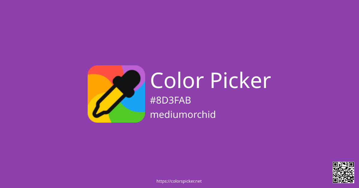 Color Picker: mediumorchid | #8D3FAB