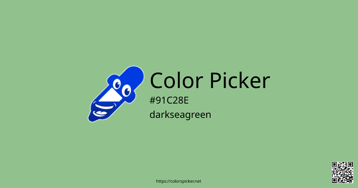 Color Picker: darkseagreen | #91C28E