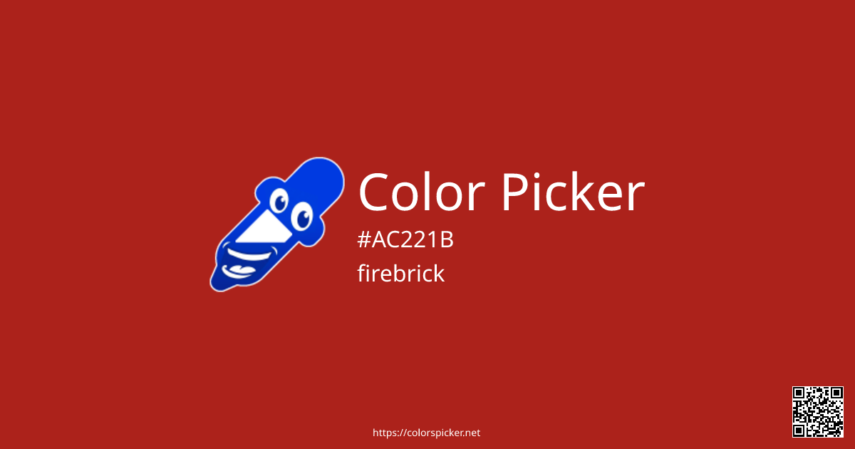 Color Picker: firebrick | #AC221B