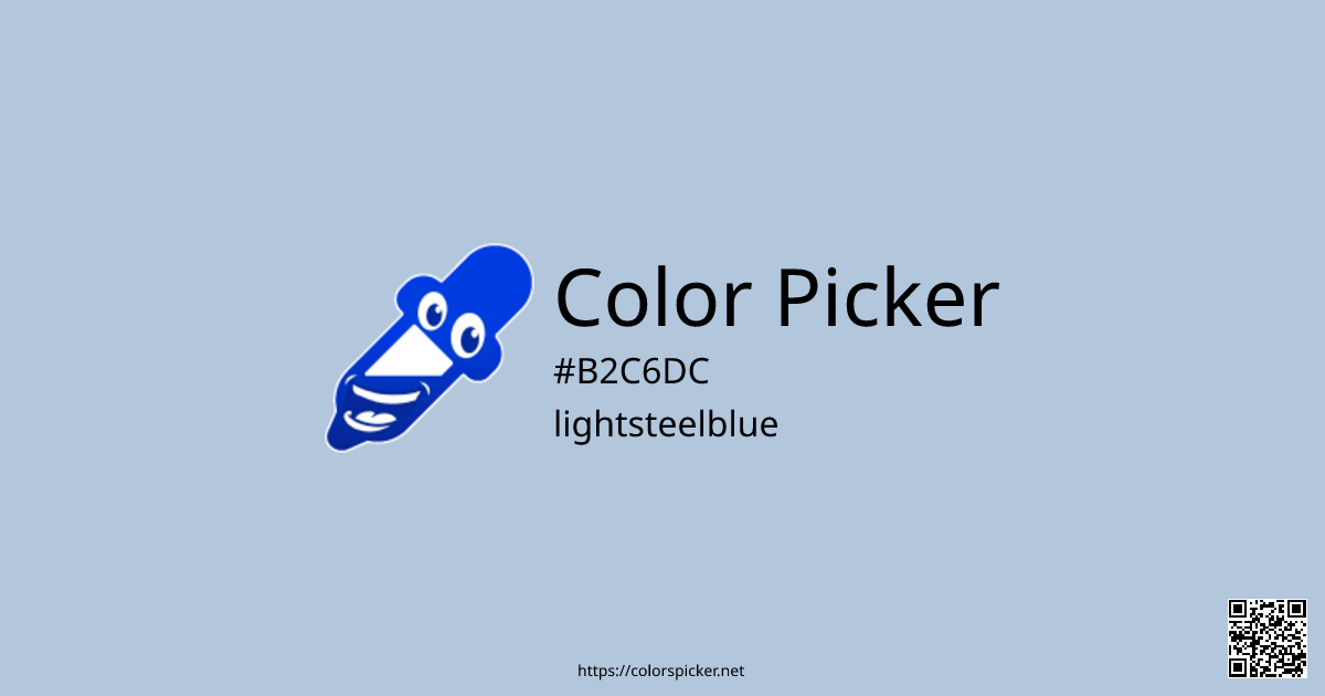 Color Picker: lightsteelblue | #B2C6DC