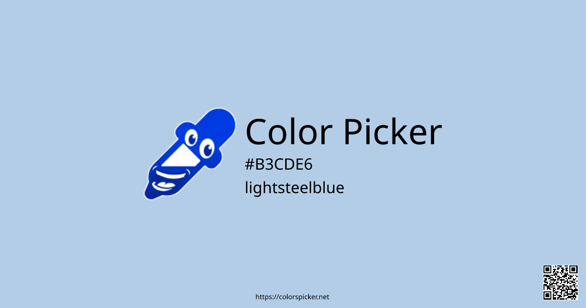 Color Picker: lightsteelblue | #B3CDE6