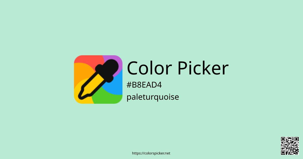 Color Picker: paleturquoise | #B8EAD4