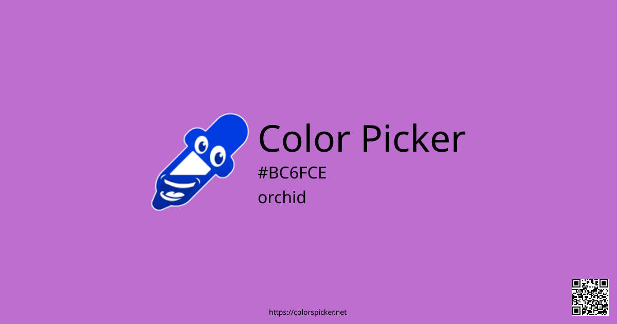 Color Picker: orchid | #BC6FCE