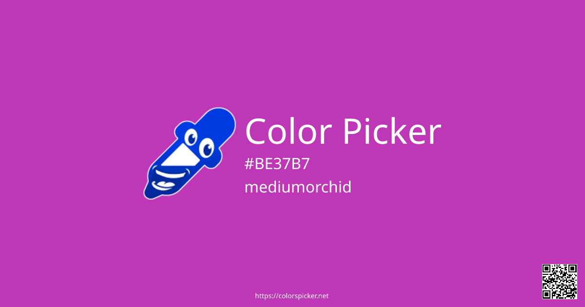 Color Picker: mediumorchid | #BE37B7