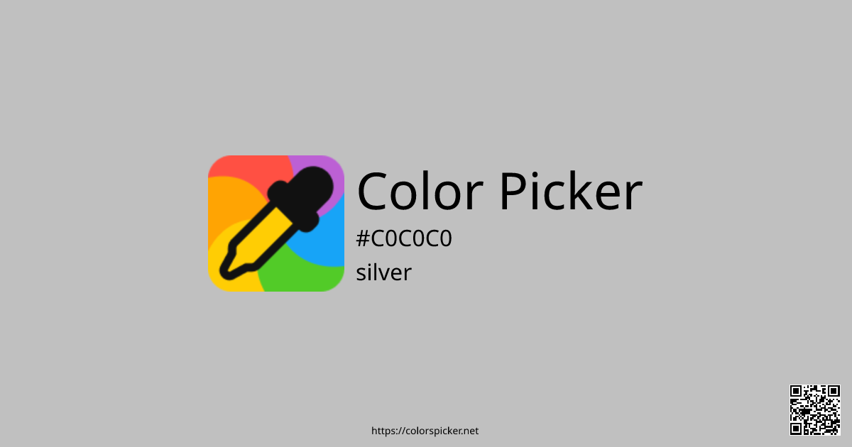 Color Picker: silver | #C0C0C0