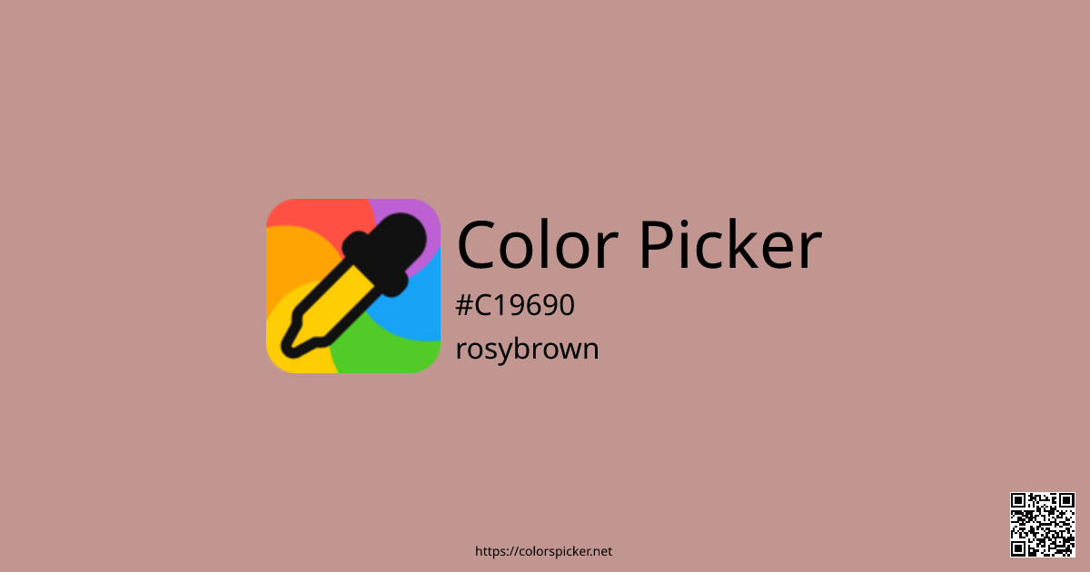 Color Picker: rosybrown | #C19690