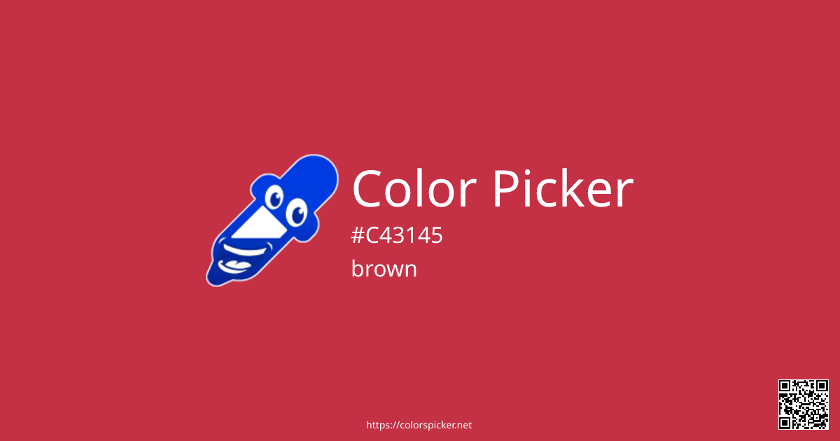 Color Picker: brown | #C43145