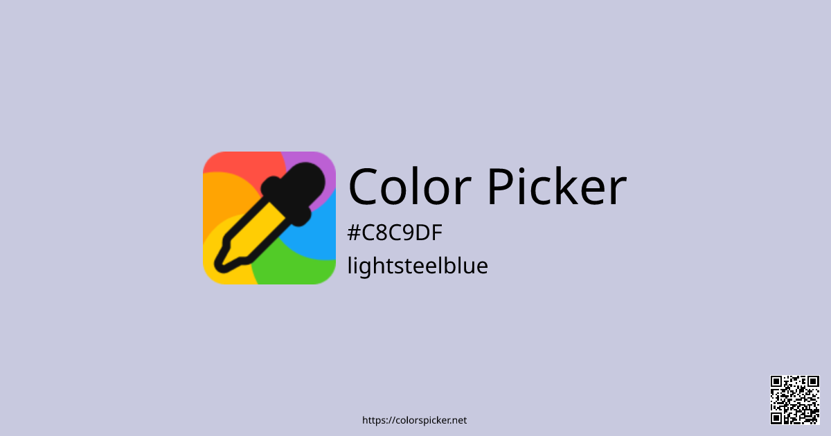 Color Picker: lightsteelblue | #C8C9DF