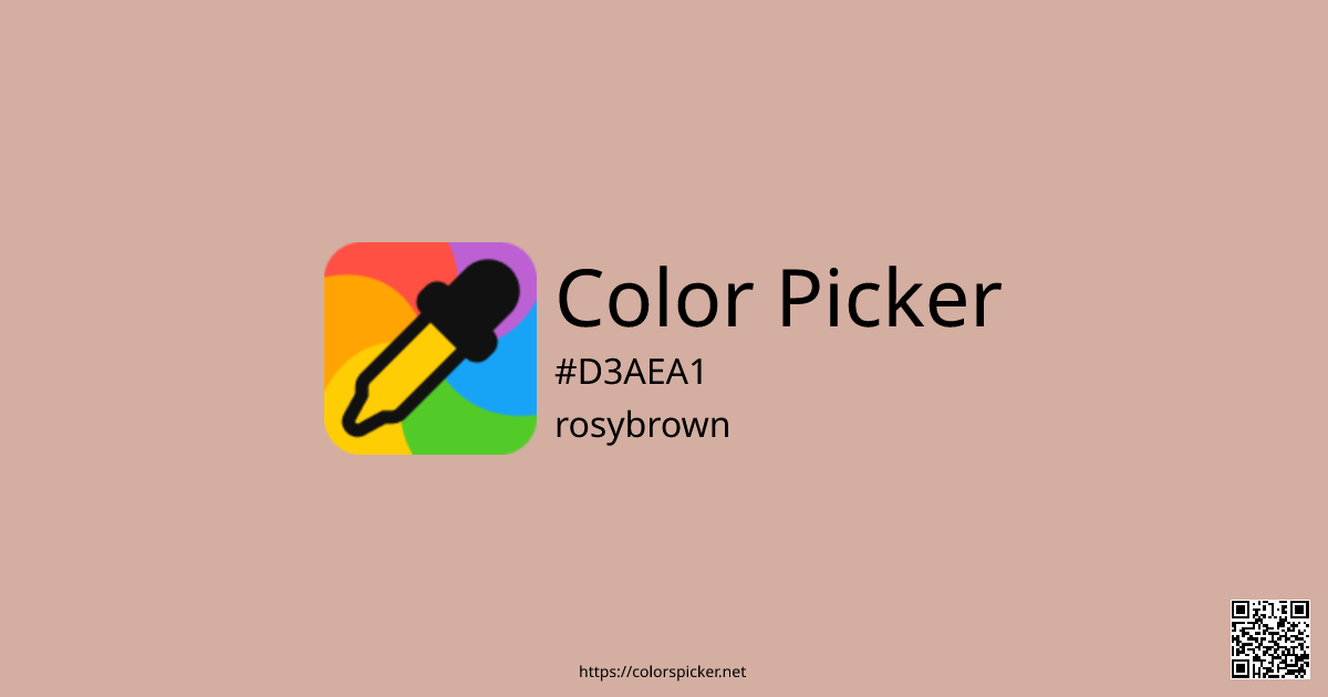 Color Picker: rosybrown | #D3AEA1