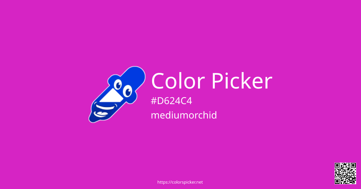 Color Picker: mediumorchid | #D624C4