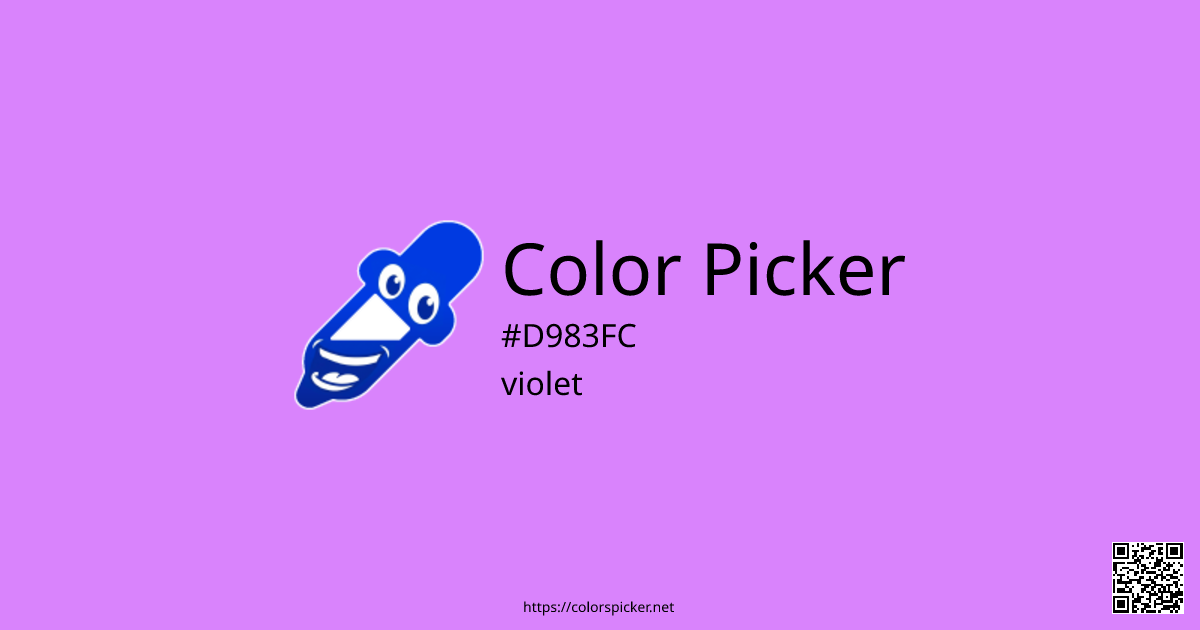 Color Picker: violet | #D983FC
