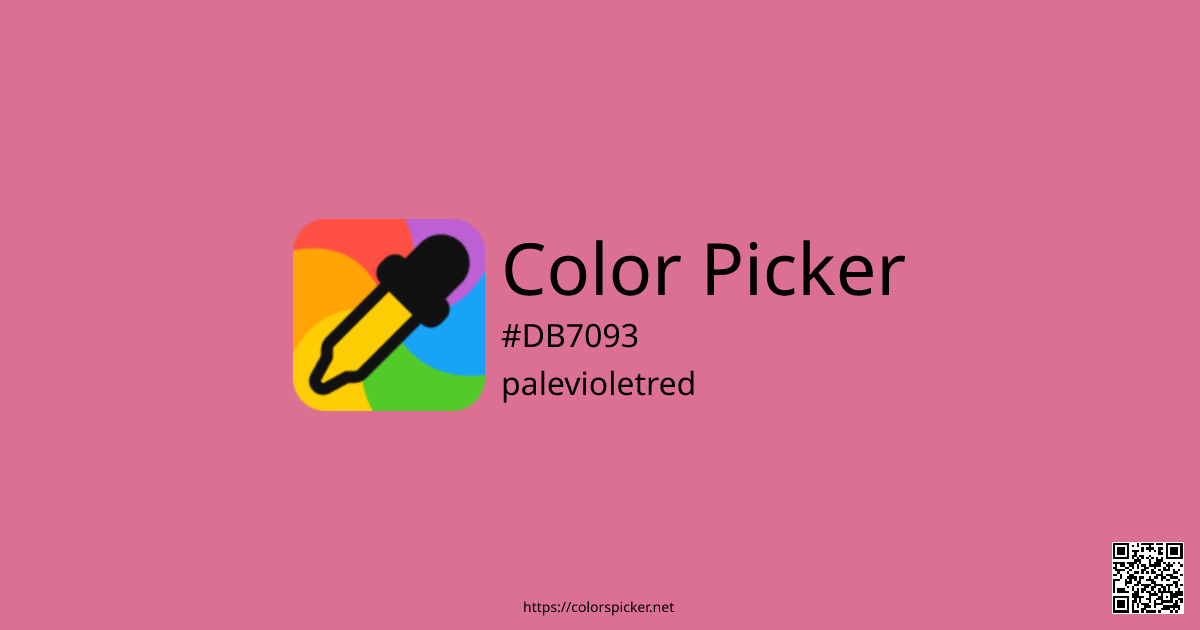 Color Picker: palevioletred | #DB7093