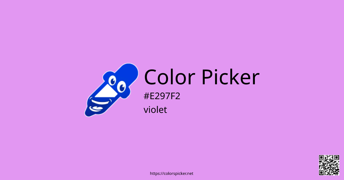 Color Picker: violet | #E297F2