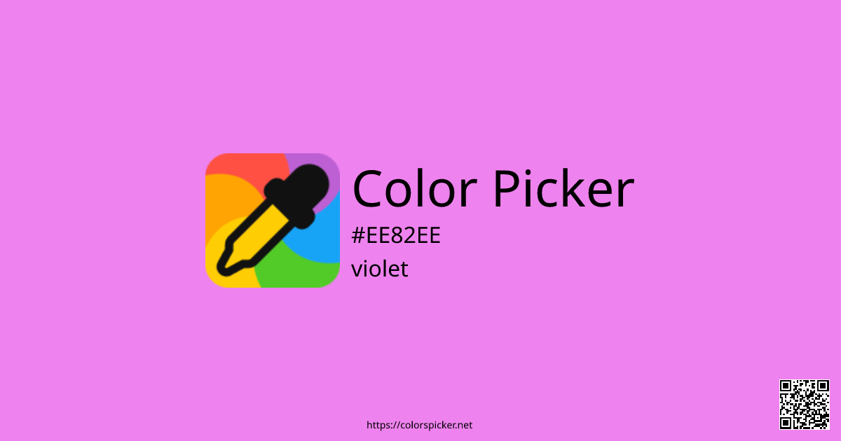 Color Picker: violet | #EE82EE