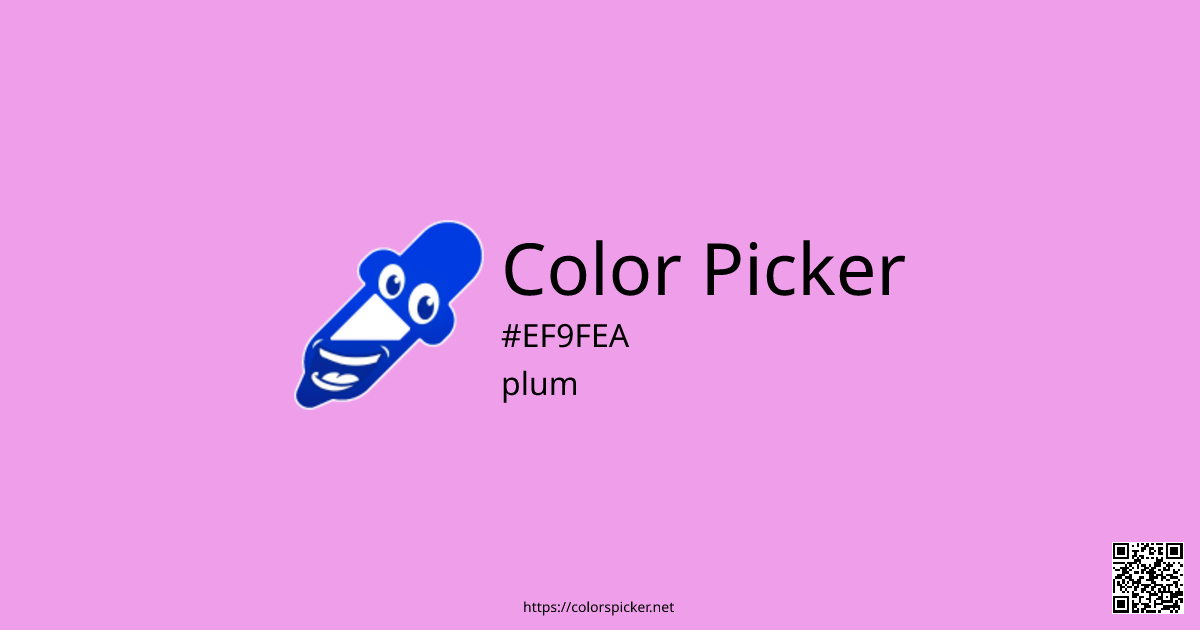 Color Picker: plum | #EF9FEA