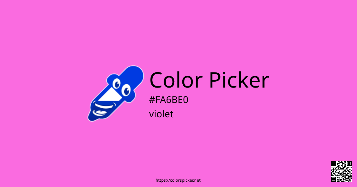 Color Picker: violet | #FA6BE0